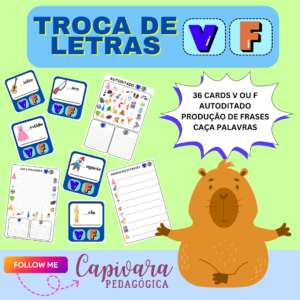 SUPER COMBO – TROCA DE LETRAS – Capivara Pedagógica
