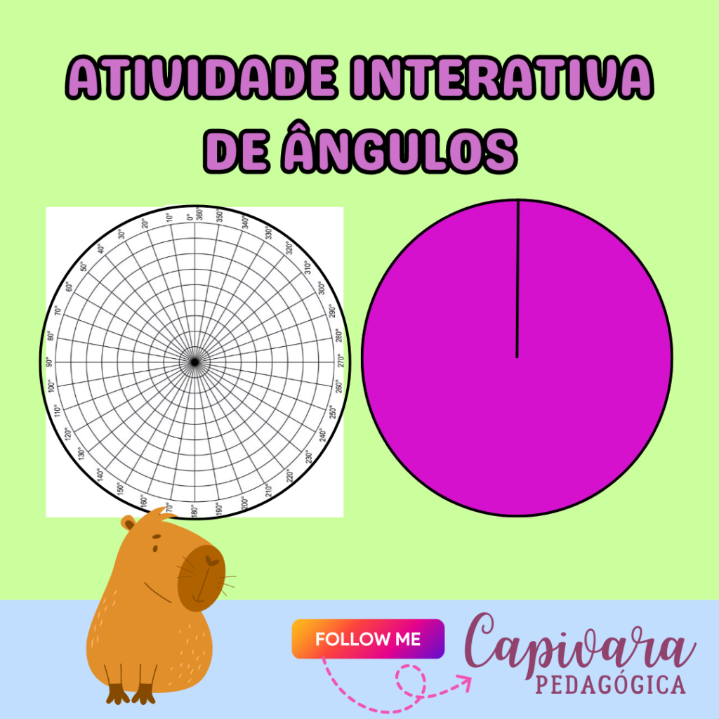 ATIVIDADE INTERATIVA DE ÂNGULOS – Capivara Pedagógica