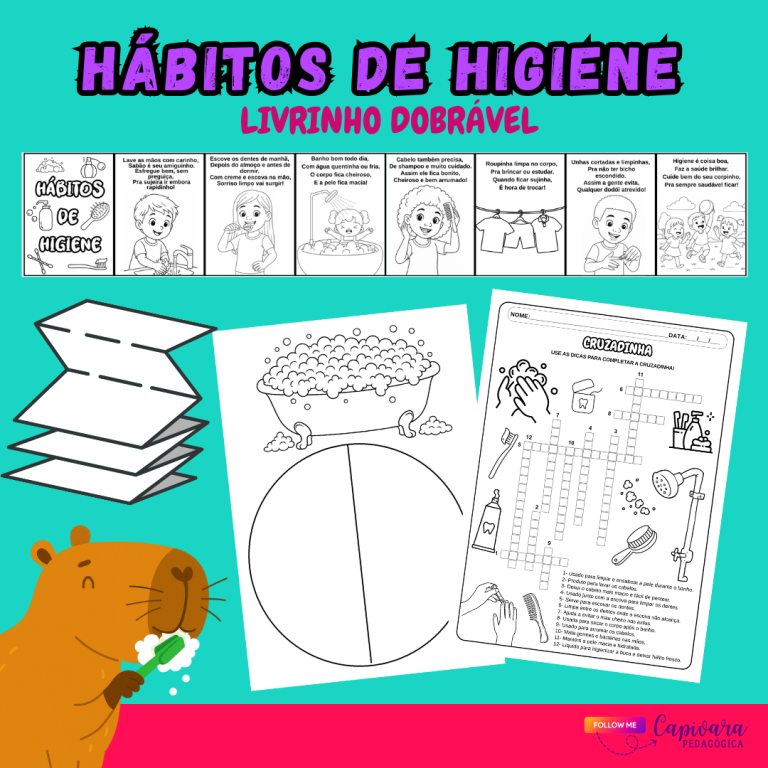 LIVRINHO – HÁBITOS DE HIGIENE – Capivara Pedagógica