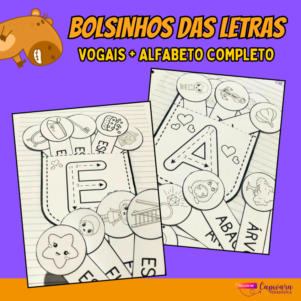 BOLSINHOS DAS LETRAS – Capivara Pedagógica